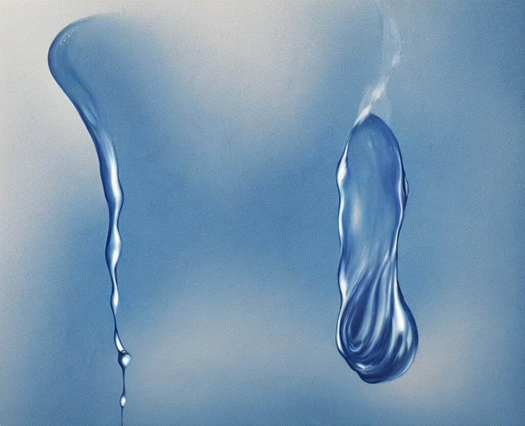 Lexica - Beautiful matte airbrush of a glossy water drop dripping on a ...