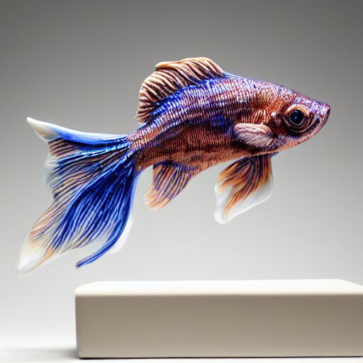 Lexica - A photo - real delicate ceramic porcelain sculpture of an ...