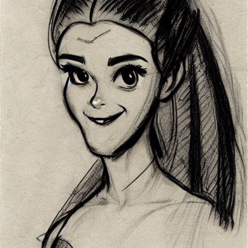Lexica - Milt kahl sketch of a cuban girl who looks like a squirrel as ...