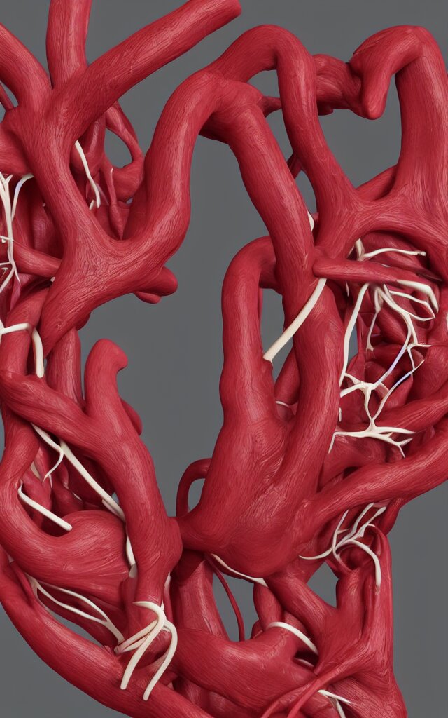 Lexica - Scientific medical 3d animation of the detailed veins of a ...