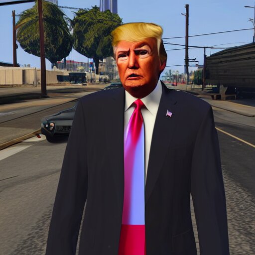 Lexica - Donald Trump in GTA V, 8K
