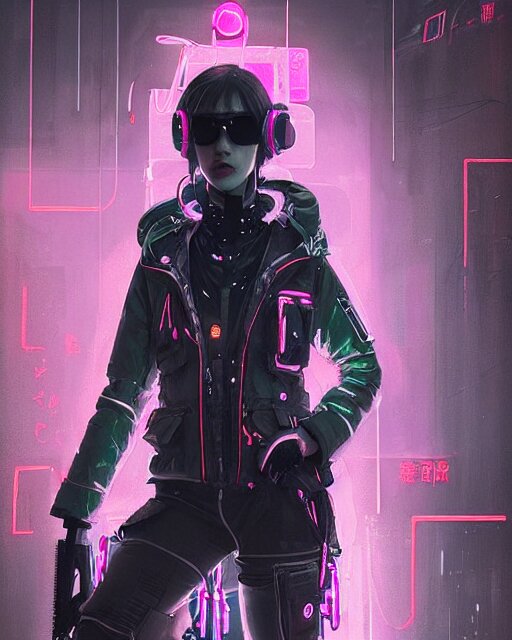 Lexica - Detailed portrait Neon Operator Girl, cyberpunk futuristic ...