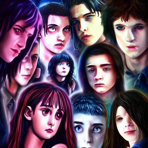 Lexica - Twilight anime, Stranger Things, Edward, Bella, photorealistic ...
