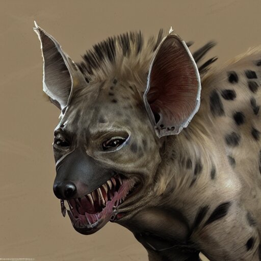 Lexica - Realistic cyborg hyena, highly detailed video game concept art