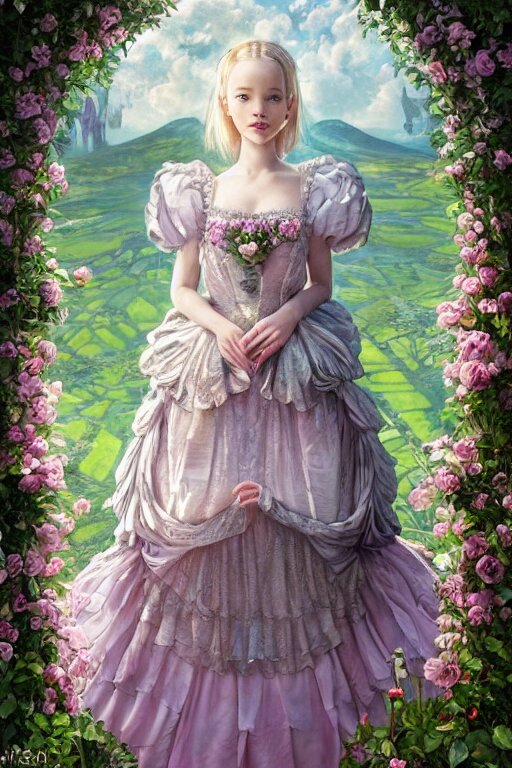 Lexica - A beautiful hyperdetailed portrait render of dove cameron as a ...