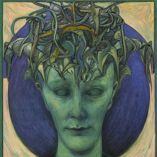 Lexica - The tentacle crown,by Annie Swynnerton and Diego Rivera ...