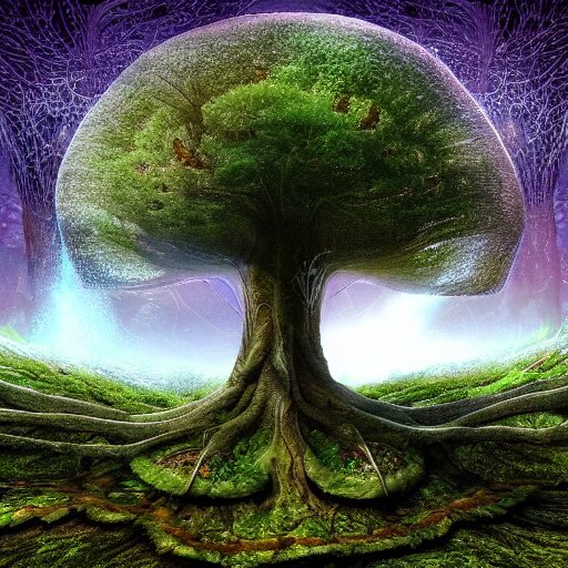 Lexica - World tree, massive tree, tree, roots, treant, subtle patterns ...