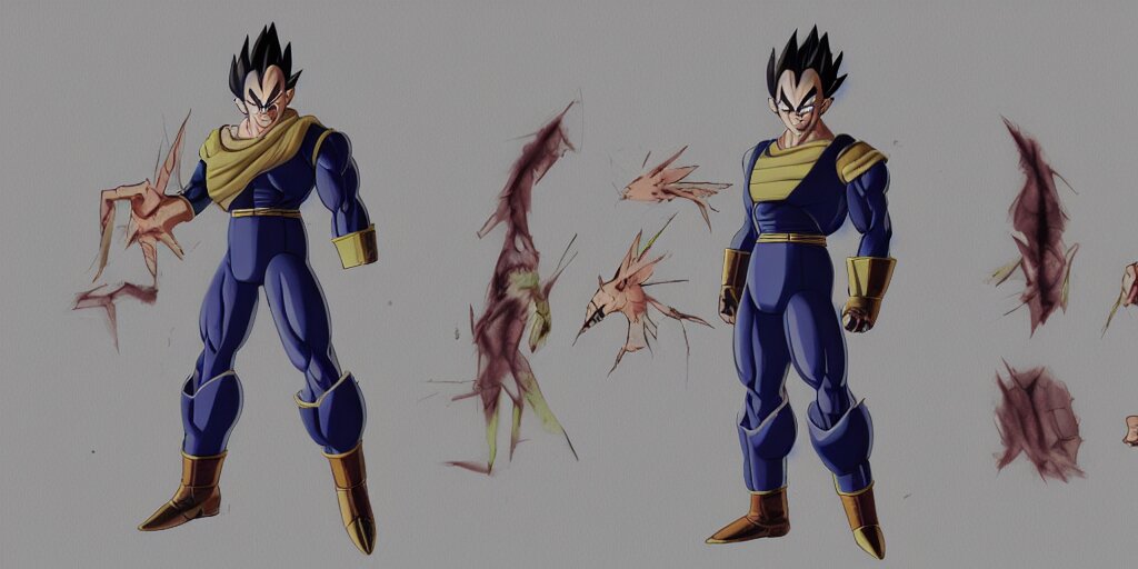 Lexica - Vegeta, character sheet, concept design, contrast, kim jung gi ...