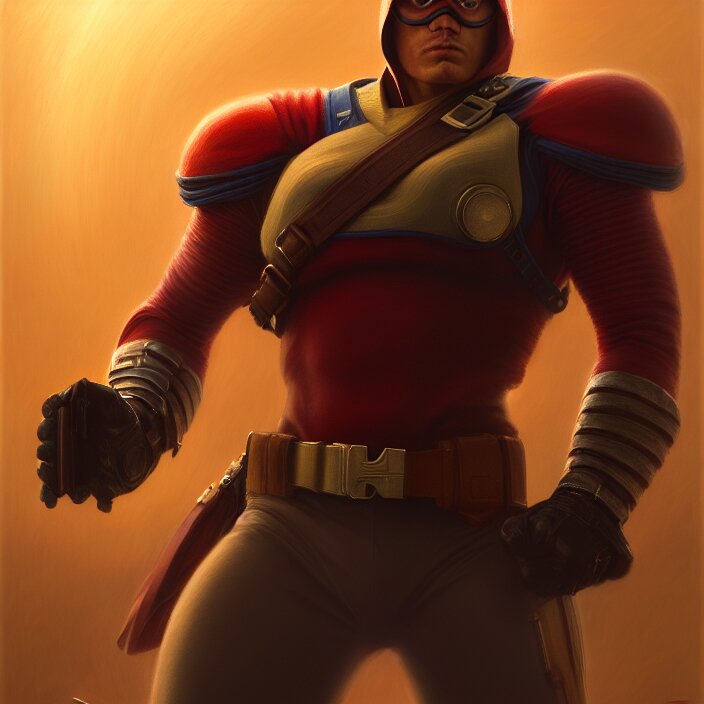 Lexica - Cinematic portrait, captin falcon from smash bros, head and ...