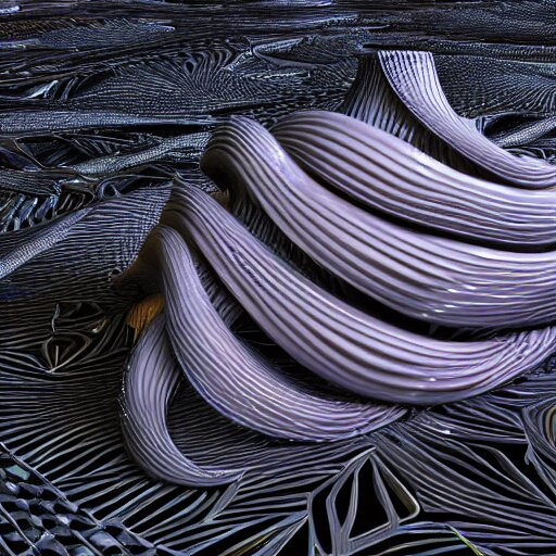 Lexica - Complex floating abstract 3 d object in frontal view, ultra ...