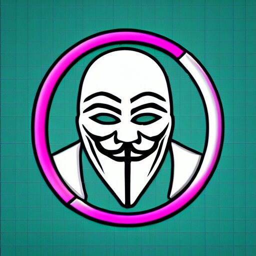 Lexica - Anonymous society neon logo