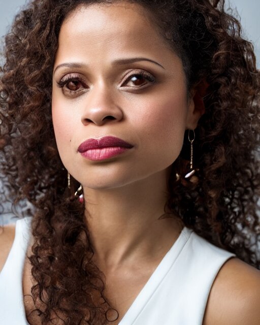 Lexica - Headshot of beautiful actress gugu mbatha - raw, studio ...