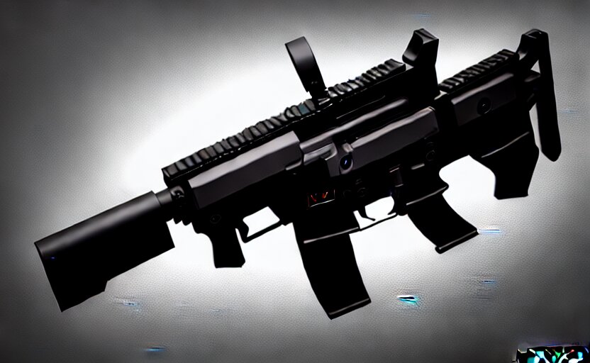 Lexica - Minimalist m4 carbine inspired by Tesla, studio lighting ...