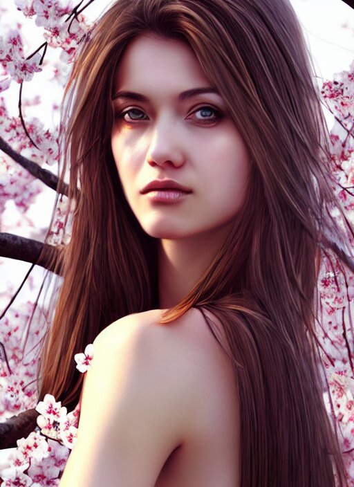 Lexica - Photo of a gorgeous female with messy hair in the style of ...