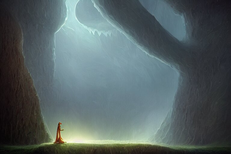 Lexica - A surreal, fantastical dreamscape | | simple, solid shapes ...