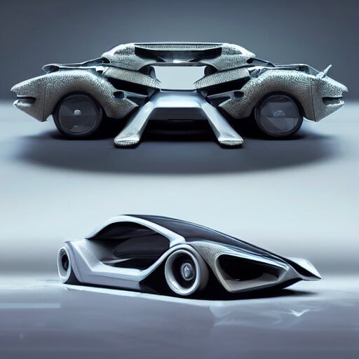 sci-fi organic zaha hadid car ash thorp car khyzyl saleem organi ...
