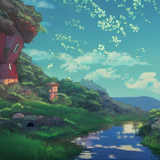 Lexica - Tour Zamansky in the style of studio ghibli, beautiful ...