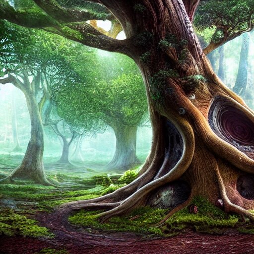 Lexica - World tree, massive tree, tree, roots, treant, subtle patterns ...