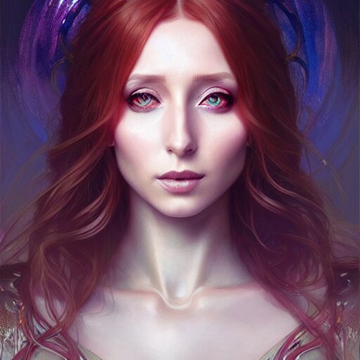 Lexica - Elcin Sangu as a fantasy magic woman portrait, sci-fi, amber ...