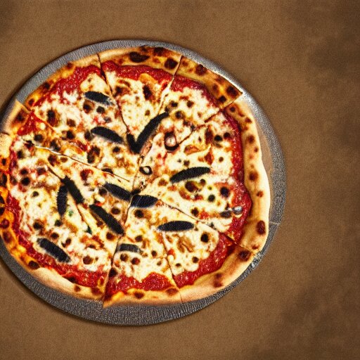 Lexica - A pizza covered in maggots and other insects. concept art ...