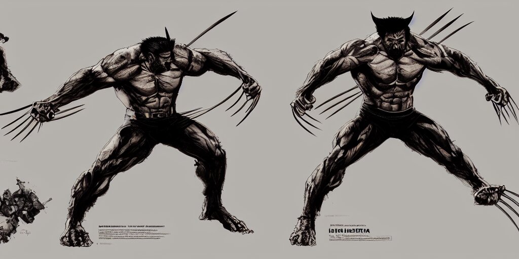 Lexica - The wolverine, character sheet, concept design, contrast, kim ...
