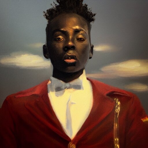 Lexica - A painting of a captain hamster by lynette yiadom - boakye ...