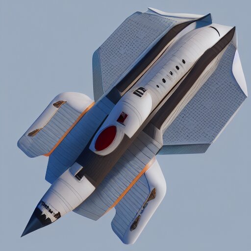 Lexica - Retrofuturistic space shuttle, 3 d render, octane, ray tracing ...