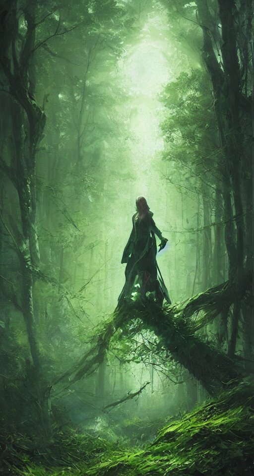 Lexica - Hyper realistic oil painting of a rogue covered in green ...