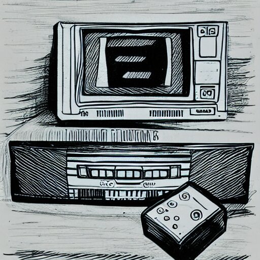 Lexica - Videocassette drawing