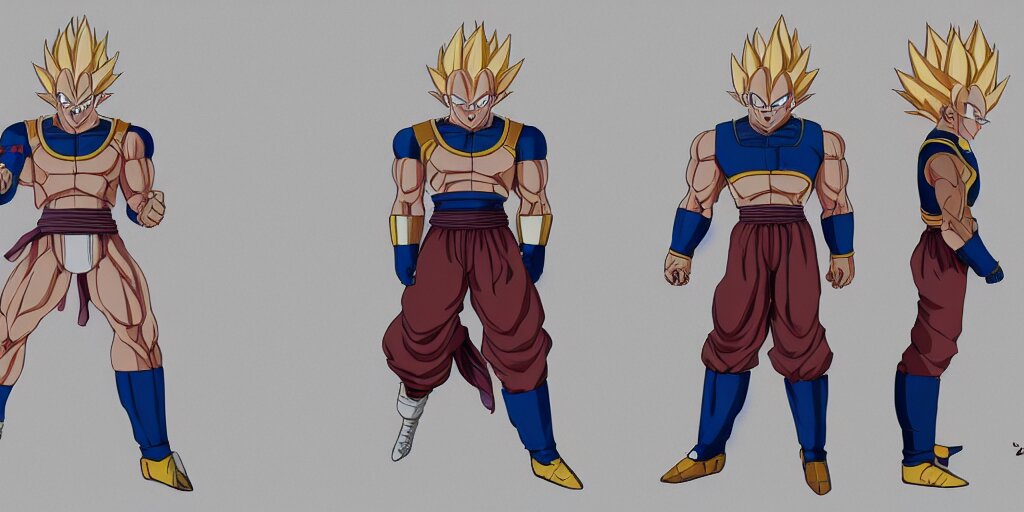 Lexica - Vegeta, character sheet, concept design, contrast, kim jung gi ...