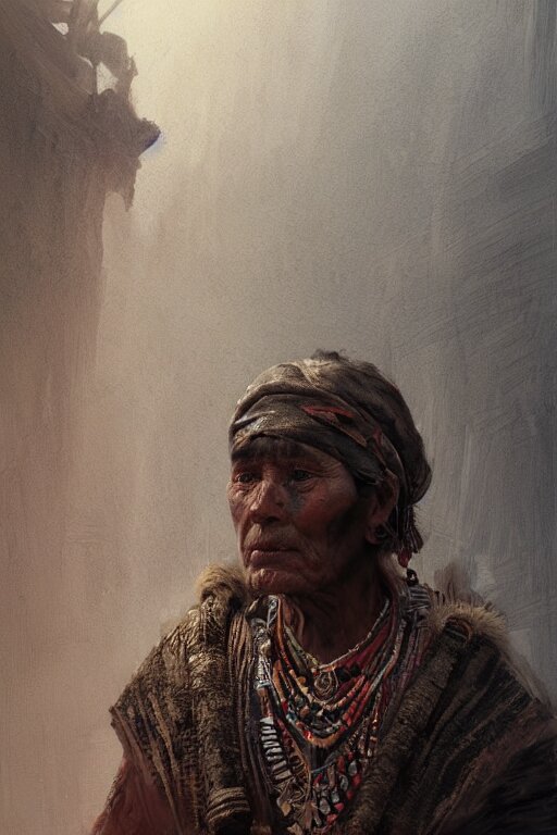 Lexica - Aztec citizen, close - up portrait, poor, intricate, elegant ...