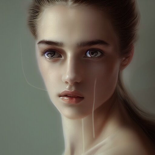Lexica - Half body portrait of young model, hyperrealism, beauty ...