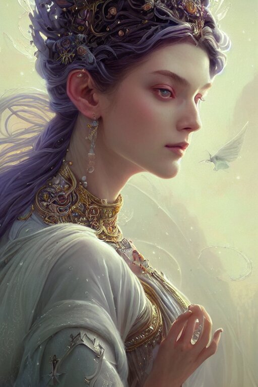 Lexica - Highly detailed portrait of beautiful ethereal woman in ornate ...