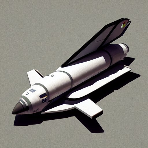 Lexica - Retrofuturistic space shuttle, 3 d render, octane, ray tracing ...