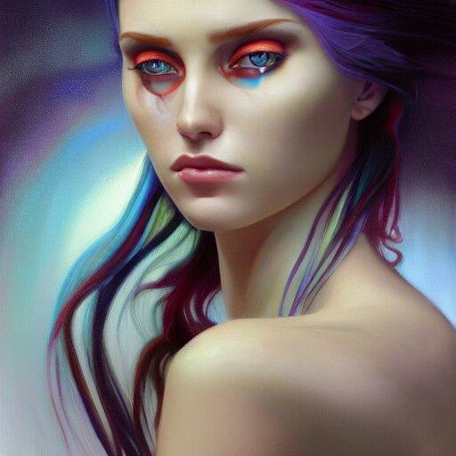 Lexica - Hyperrealistic oil painting of half - electric necromancer ...