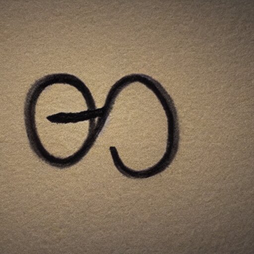 Lexica - The number that comes after infinity, written with pencil, on ...