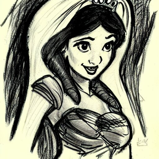 Lexica - Milt kahl sketch of a cuban girl who looks like a squirrel as ...