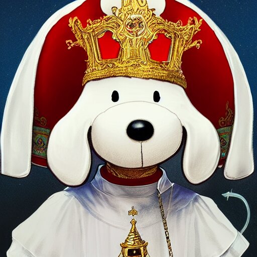 Lexica - A picture of Snoopy dressed as the Pope, 4k, concept art ...
