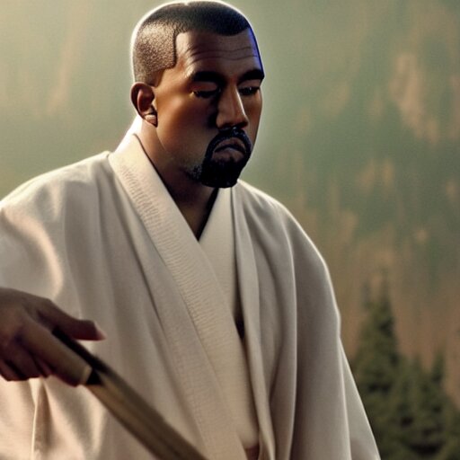 Lexica - Cinematic film still of Kanye West starring as a Japanese ...