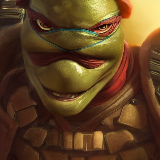 Lexica - Teenage mutant ninja turtle, handsome, portrait, intricate ...