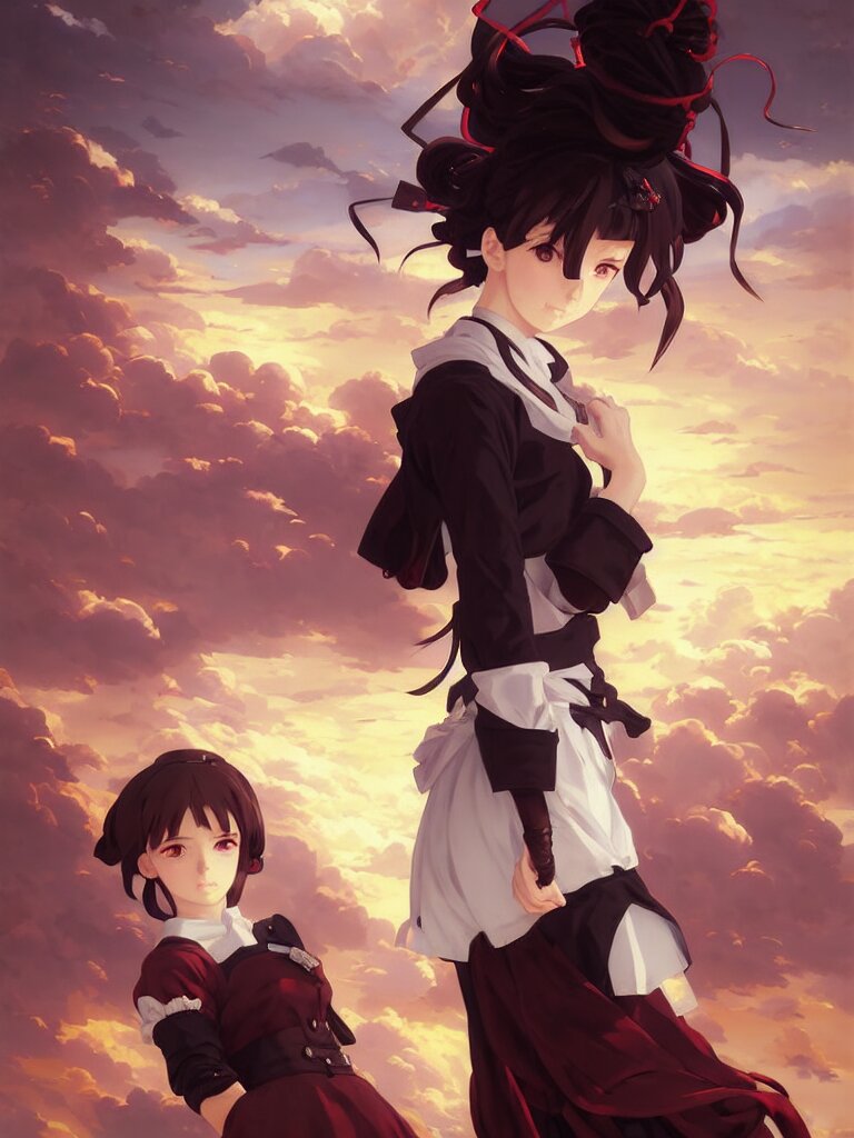 Lexica - Baroque oil painting anime key visual full body portrait ...