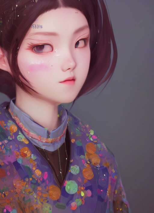 Lexica - Nezuko, smooth vibrancy, high detail texture, lighting, 8 k ...