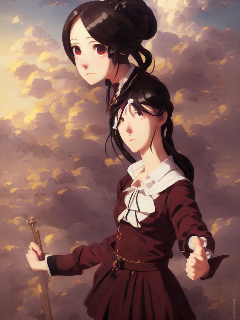 Lexica - Baroque oil painting anime key visual full body portrait ...