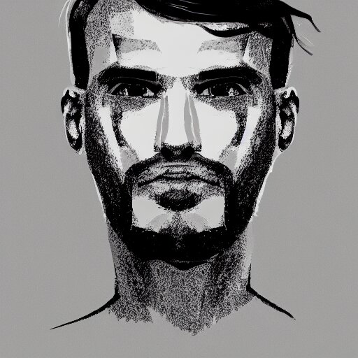 Lexica - Human, male, portrait, vectorart, deviantart