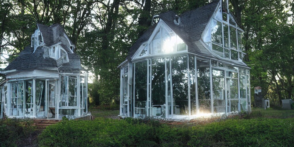 Lexica - A glass castle, light reflecting