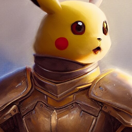 Lexica - Pikachu as a realistic fantasy knight, closeup portrait art by ...
