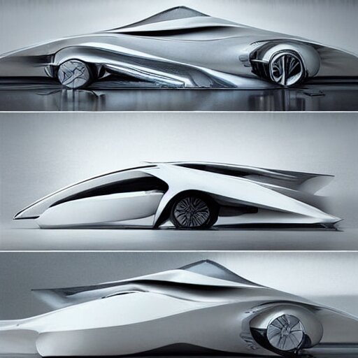 sci-fi organic zaha hadid car ash thorp car khyzyl saleem organi ...