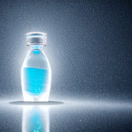 Lexica - A human head in a bottle shape water art manipulation, on the ...