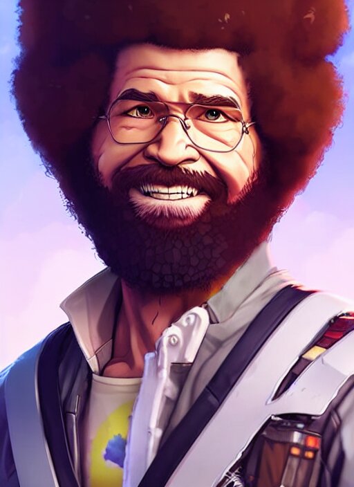 Lexica - Bob Ross in apex legends as an anime character digital ...