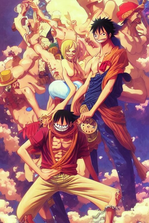 Lexica - One Piece wallpaper art, highly detailed, digital painting ...